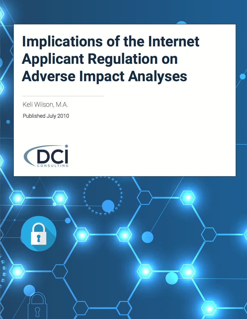 Implications of the Internet Applicant Regulation on Adverse Impact ...